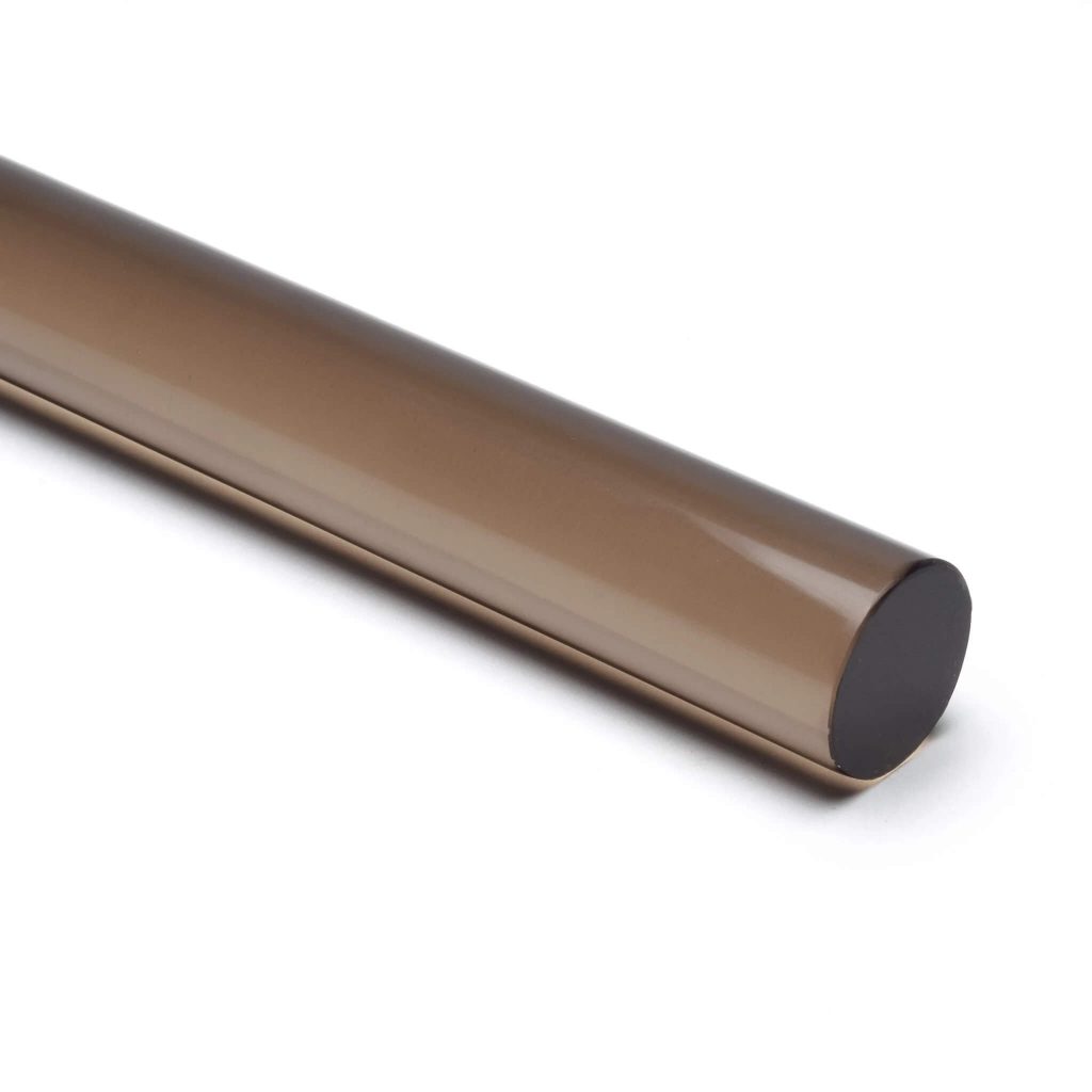 Bronze Smoke Acrylic Round Rod - Sheen Plastics
