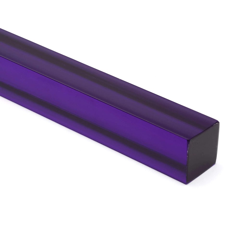 Purple Transparent Acrylic Square Rod - Sheen Plastics